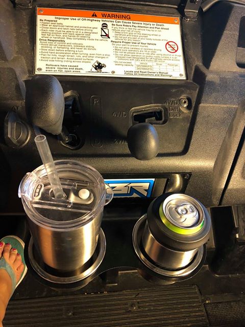 Honda Pioneer 700 Cup Holder with plastic cups – PBR Products