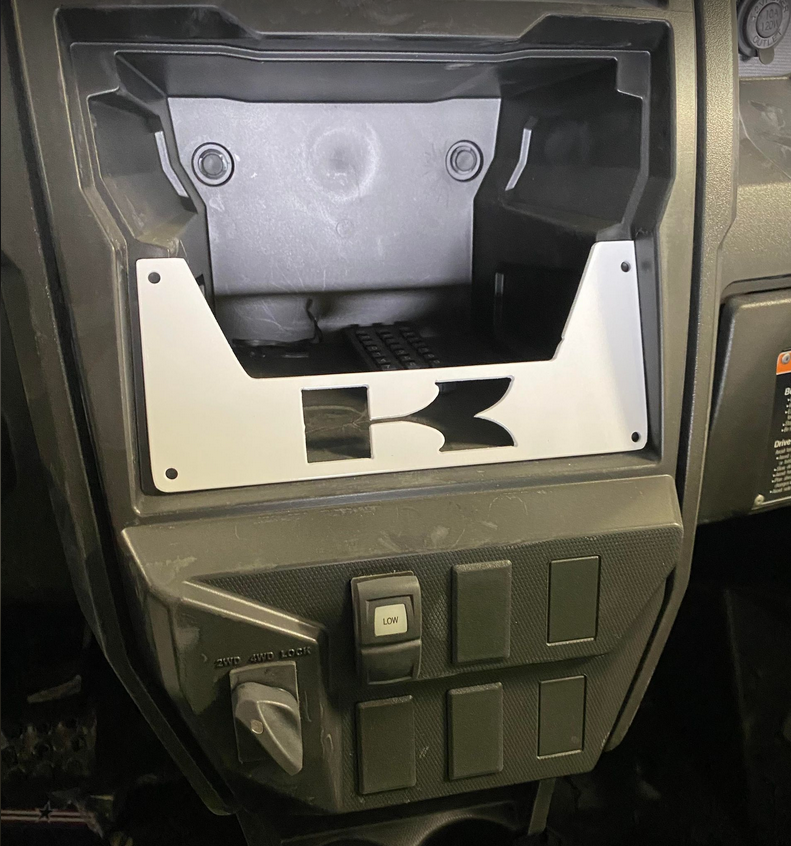 PBR Products Kawasaki KRX 1000 Cubby Dash Plate AND Dash Plates - WHIT