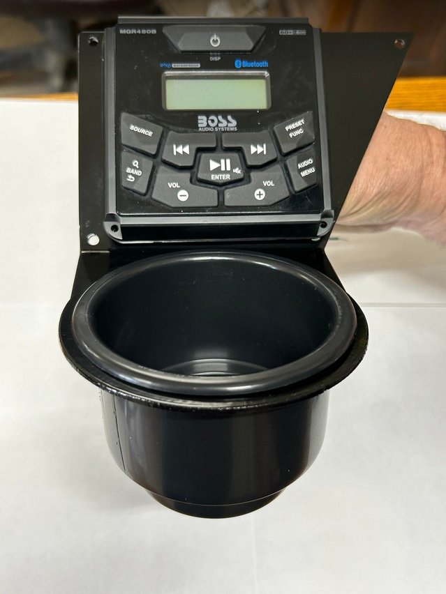 2022 and up Honda Pioneer 1000 Ram Mount Boss MGR450B Radio Cup Holder ...