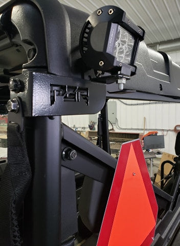 PBR Products 2020 and up Polaris Ranger Rear Light Bar Mounts - KIT w/