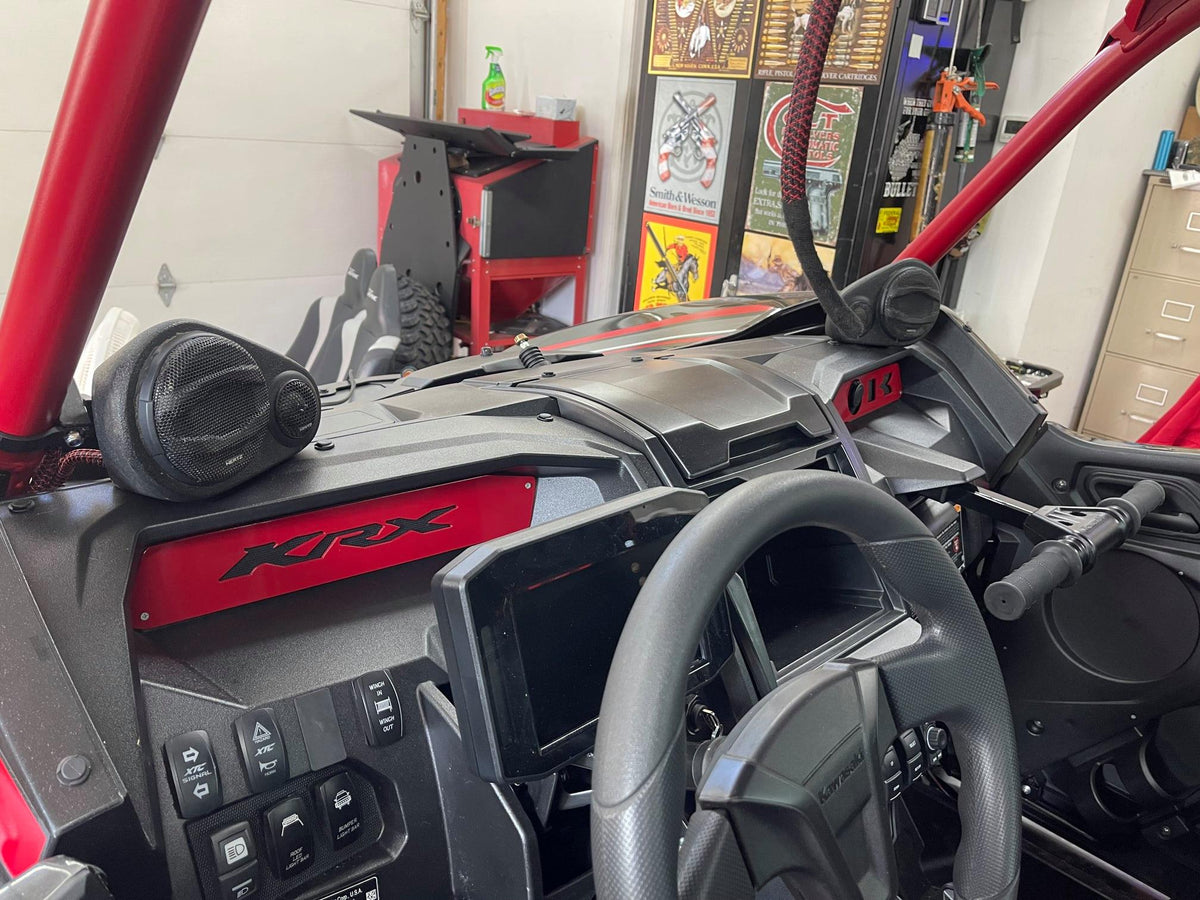 Kawasaki KRX 1000 Dash Panels- dash trim plate - Kawasawki RED – PBR ...